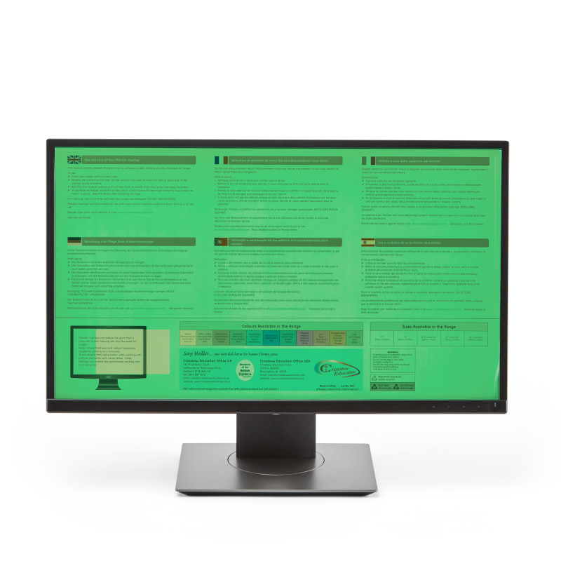 : Coloured Widescreen Monitor Overlays for Visual Stress & Computer ...