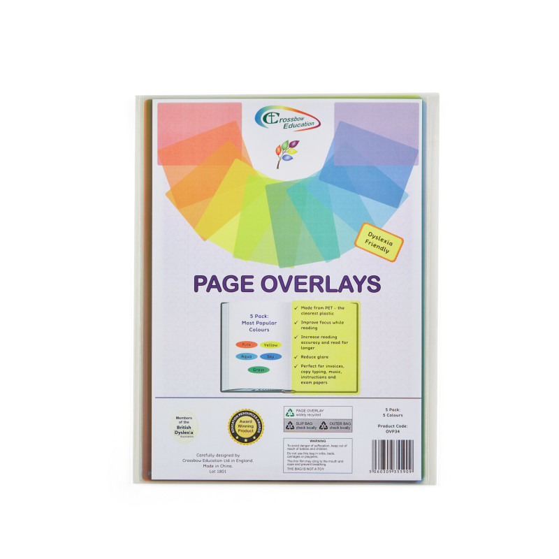 Coloured Overlays for Visual Stress | Dyslexia Friendly